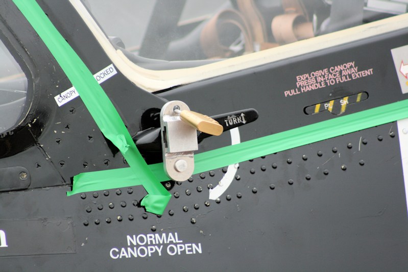 BAe Hawk and canopy locks | Key Aero